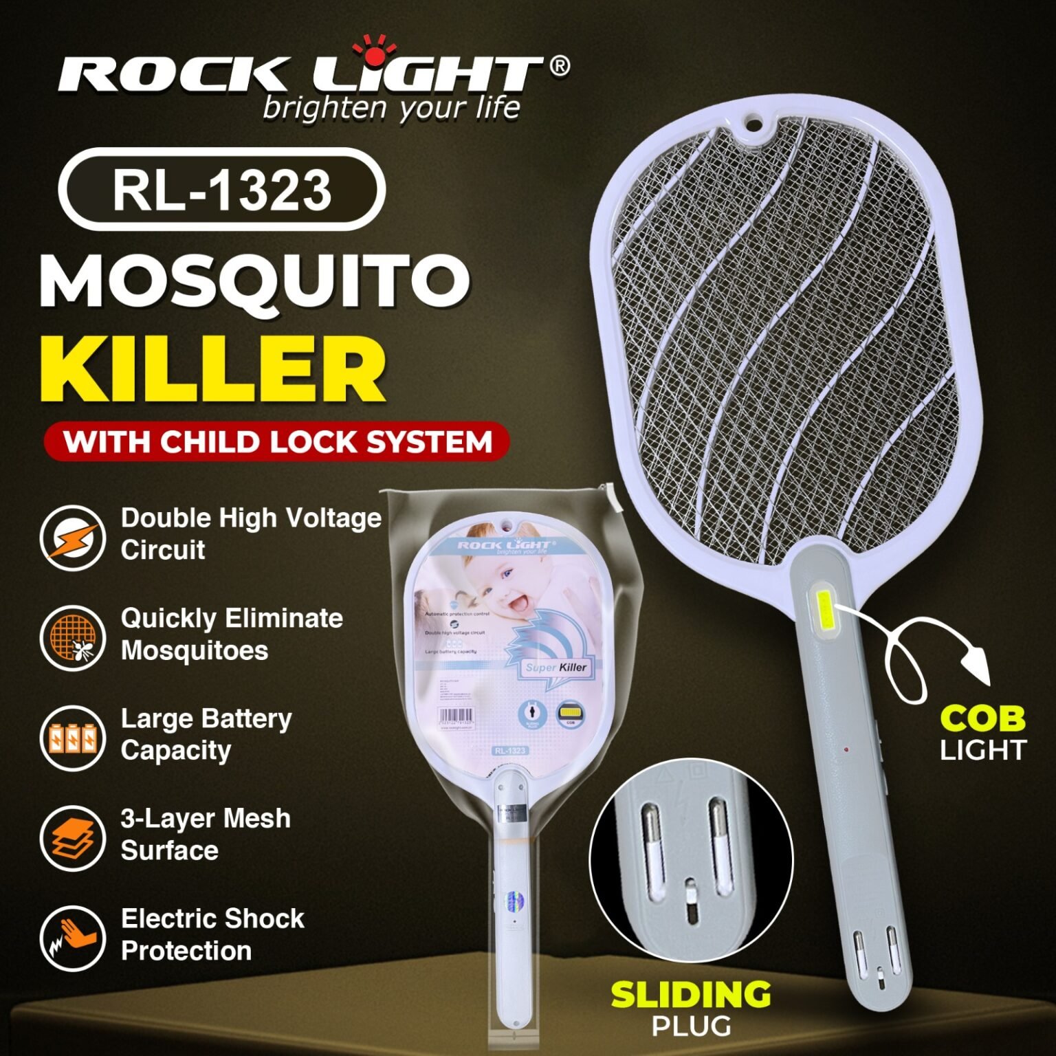 Mosquito Bat - Rocklight Brighten Your Life