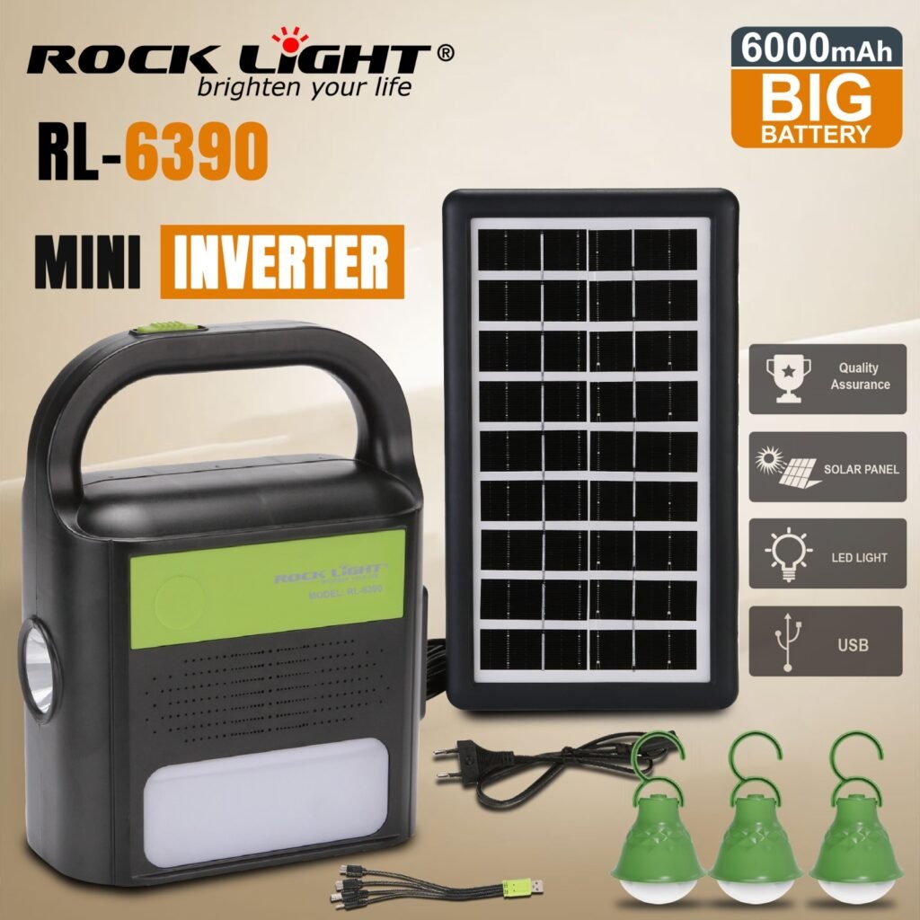 Rock Light RL-6390 | Mini Solar Inverter LED Tube