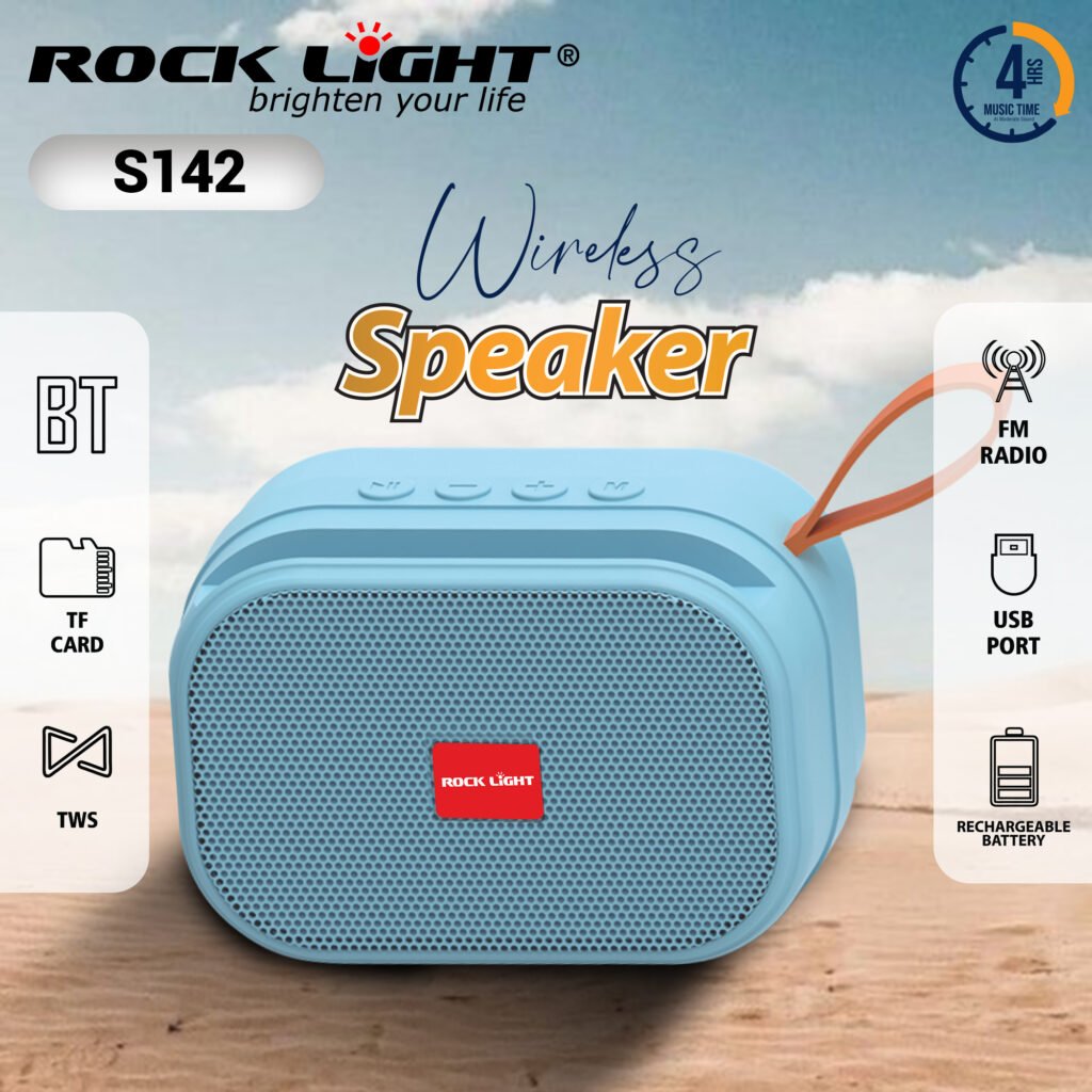 Rocklight | RL-S142 | Rechargeable stereo speaker