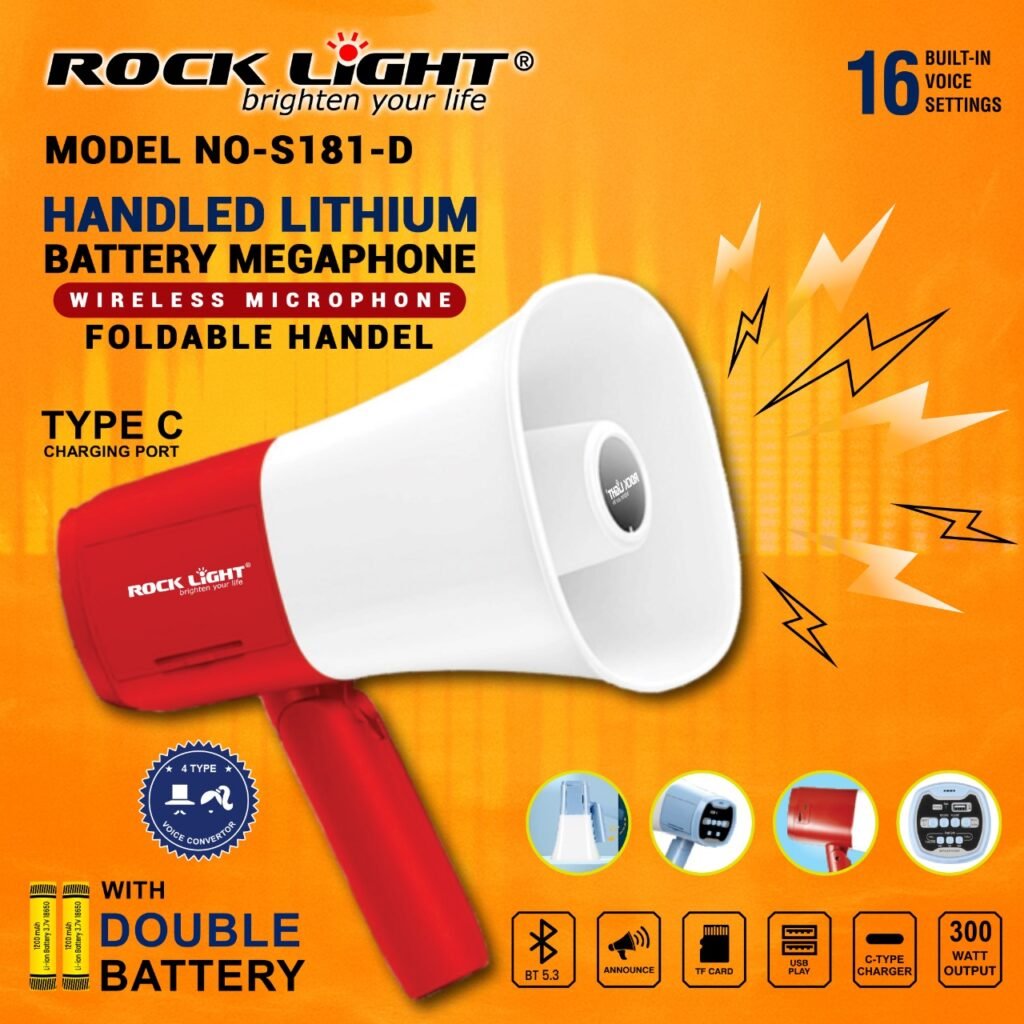 Megaphone - Rocklight Brighten Your Life