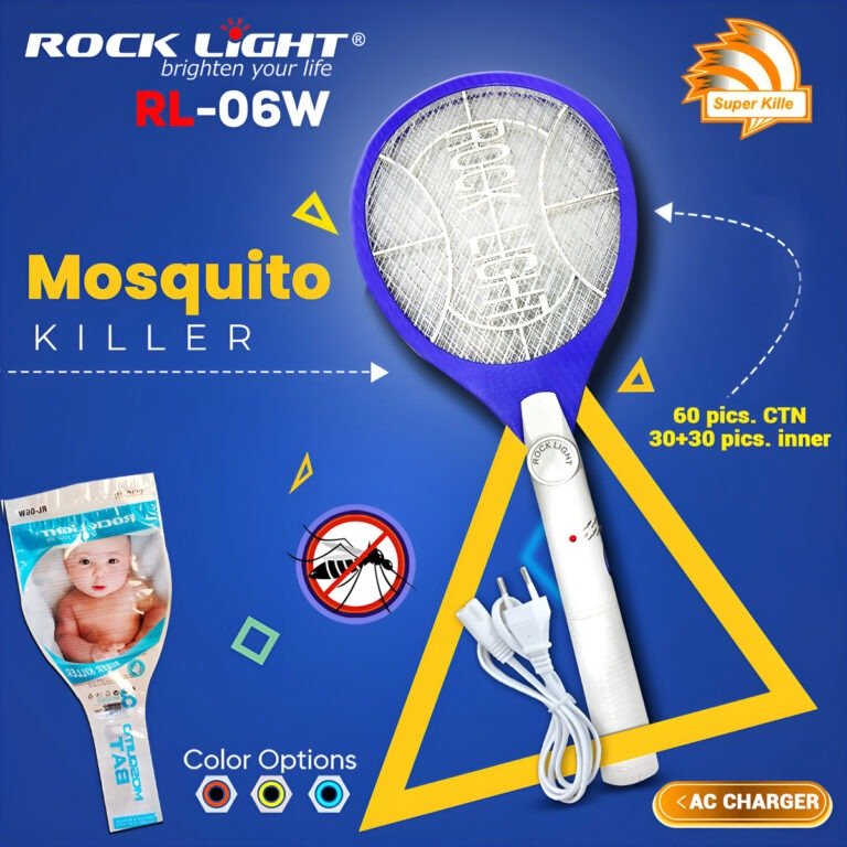 RL-06W RACKET – Powerful Mosquito bat for home use with strong shock ...