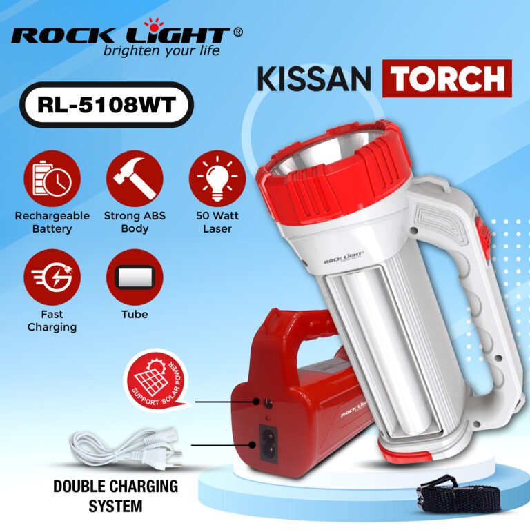 RL-5108WT – Rechargeable Kissan torch for agricultural work and night ...