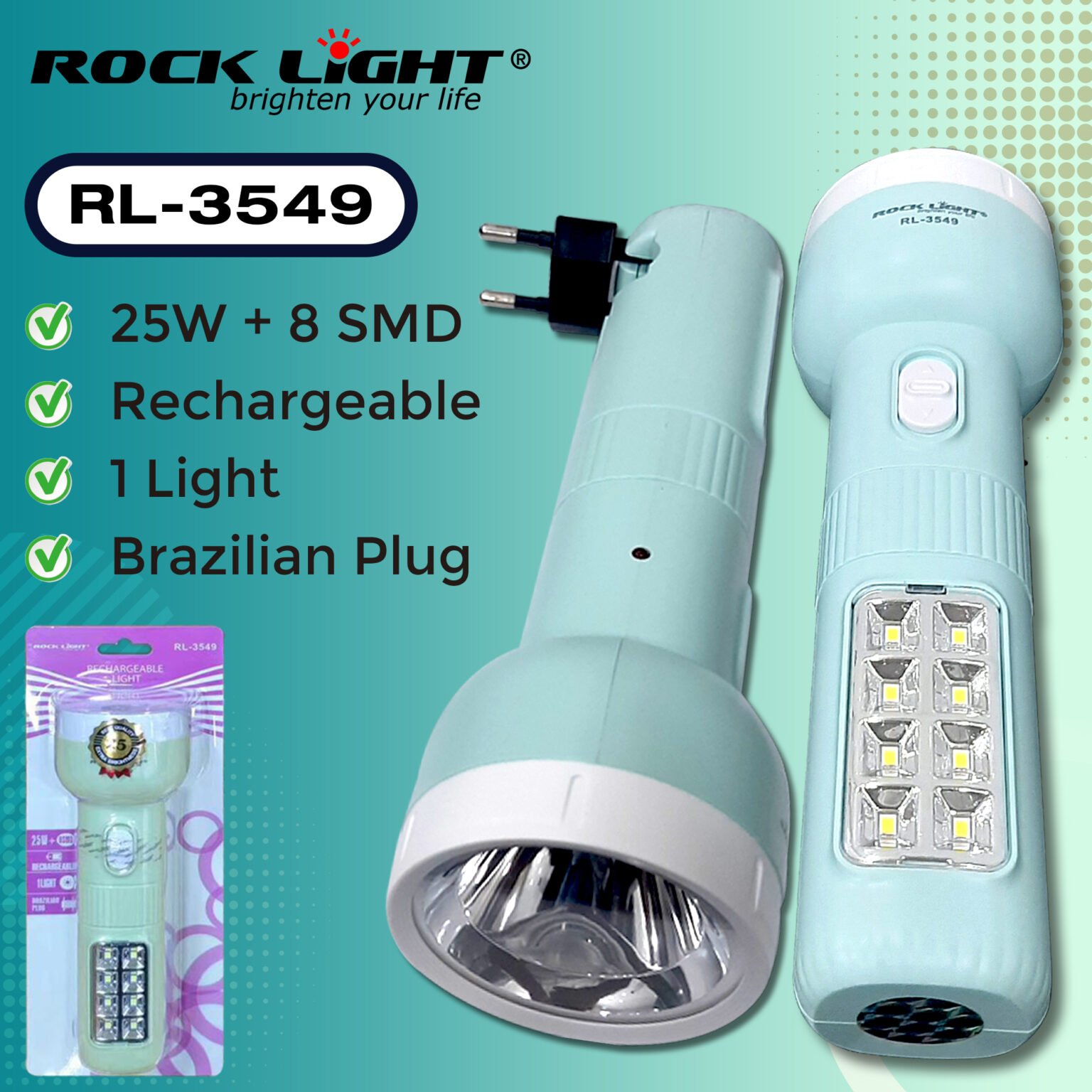RL-3549 Durable Best Hand Torch - Rocklight Brighten Your Life